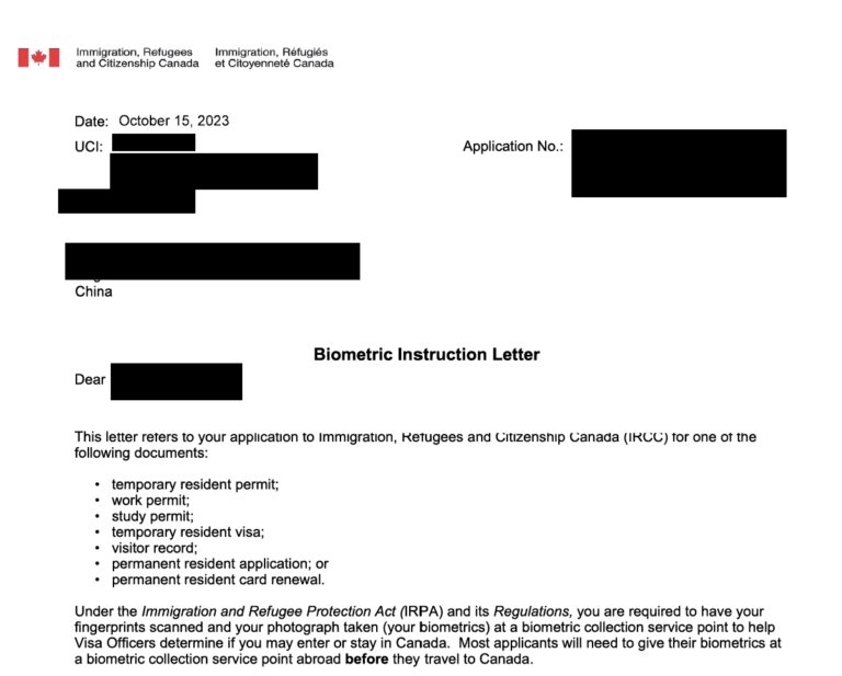 加拿大签证-中国境内指纹、照片采集流程解读 | Doyen Immigration Service | 东云移民